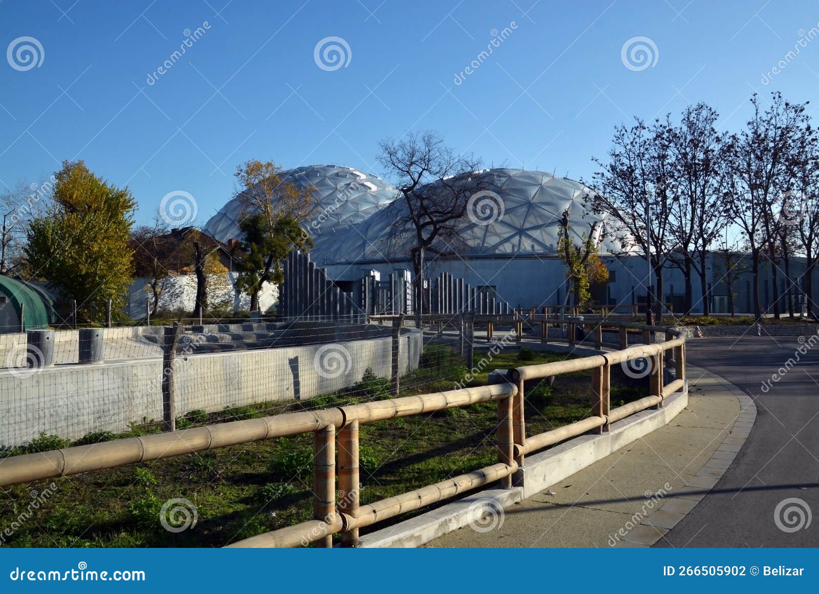 Architecture of the Biodom in the Budapest Zoo Editorial Photography ...