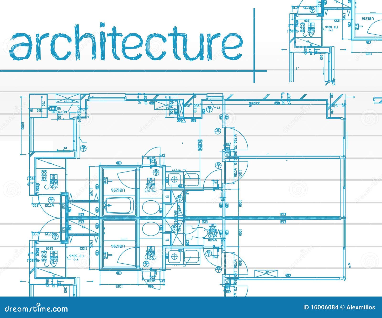 Architecture Blueprints And Schematics Background Texture Stock ...