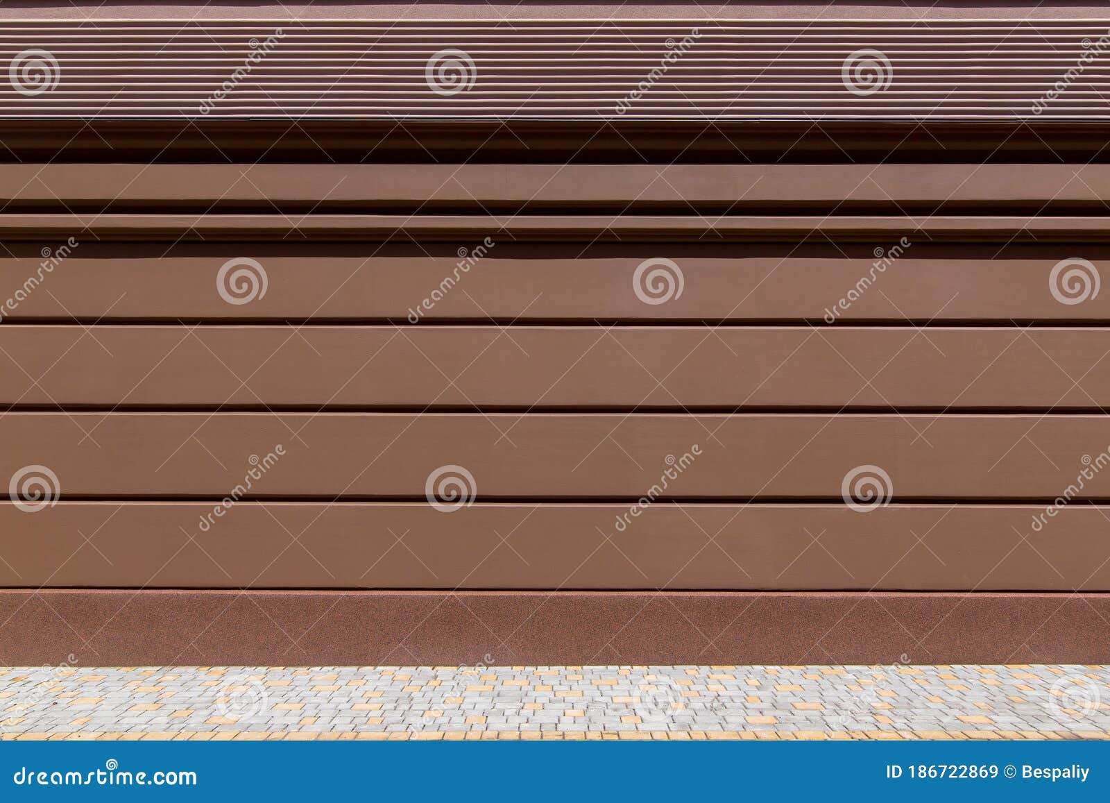 Architecture Brown Facade of Building. Stock Image - Image of design ...