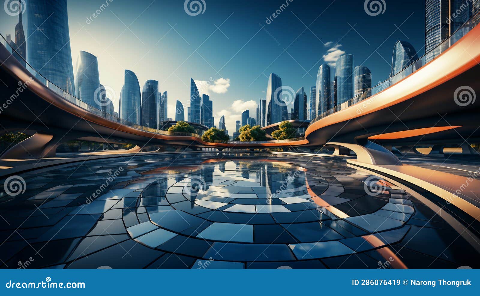 The Abstract Architecture of Building in Network City Toward Blue Sky ...