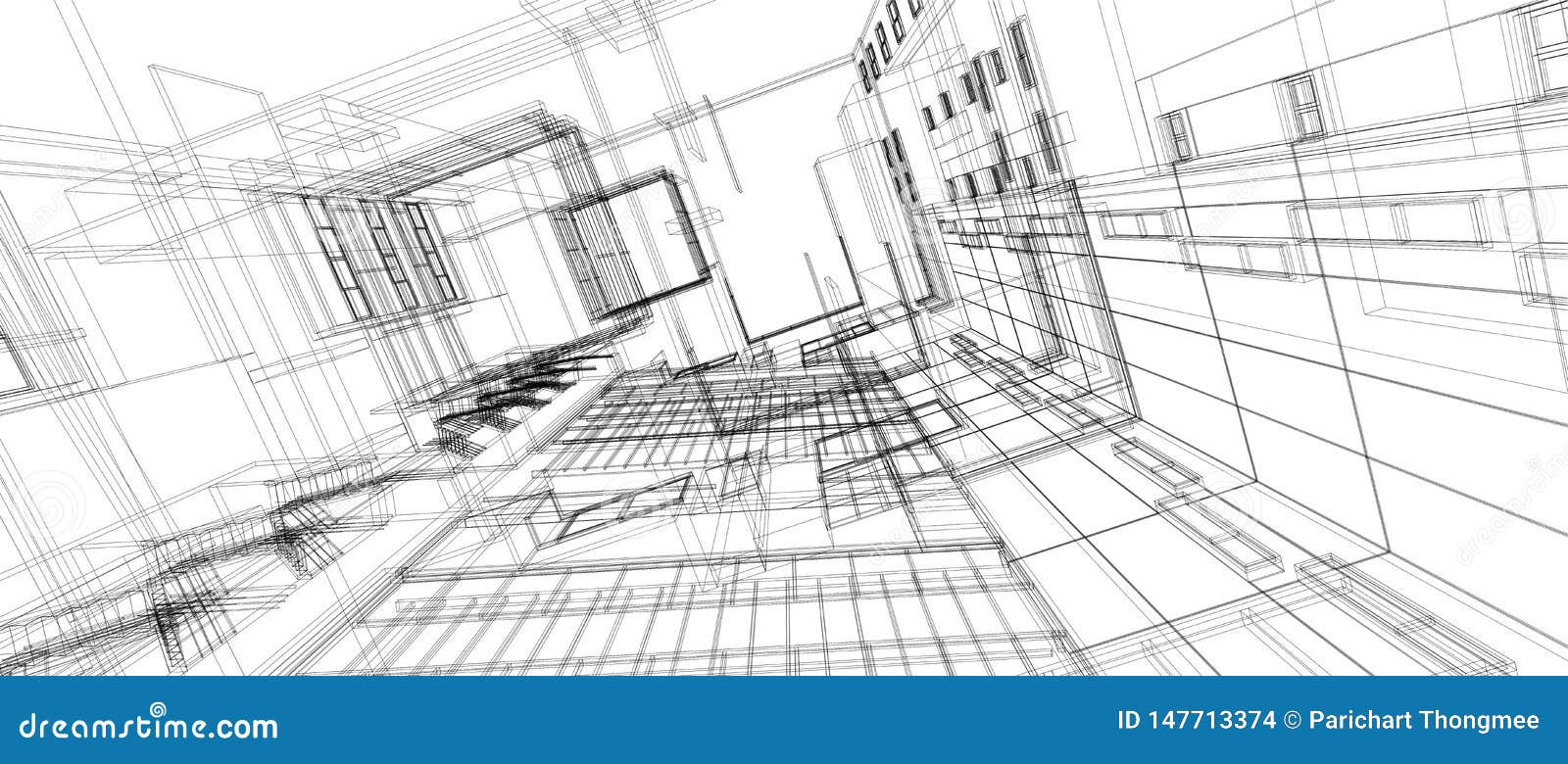 Building Design Perspective Stock Illustrations – 93,941 Building ...