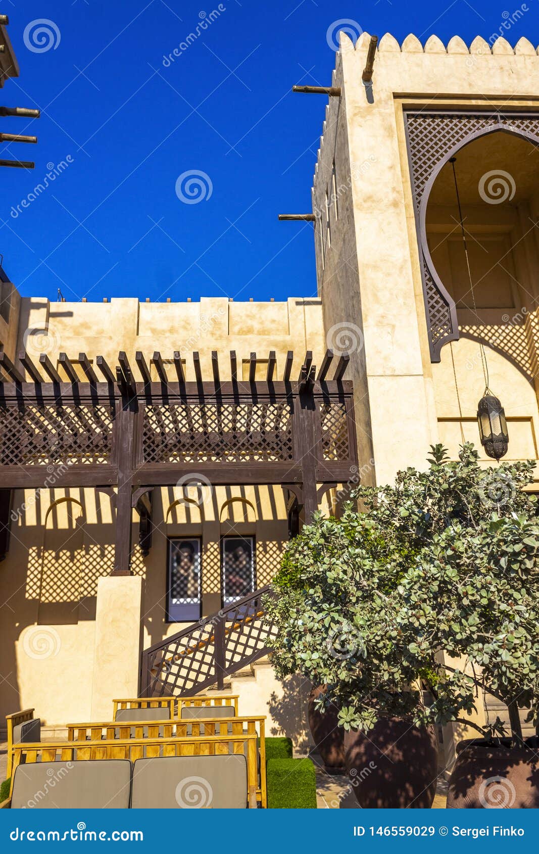 Architecture in the Arab Style Stock Image - Image of destination ...