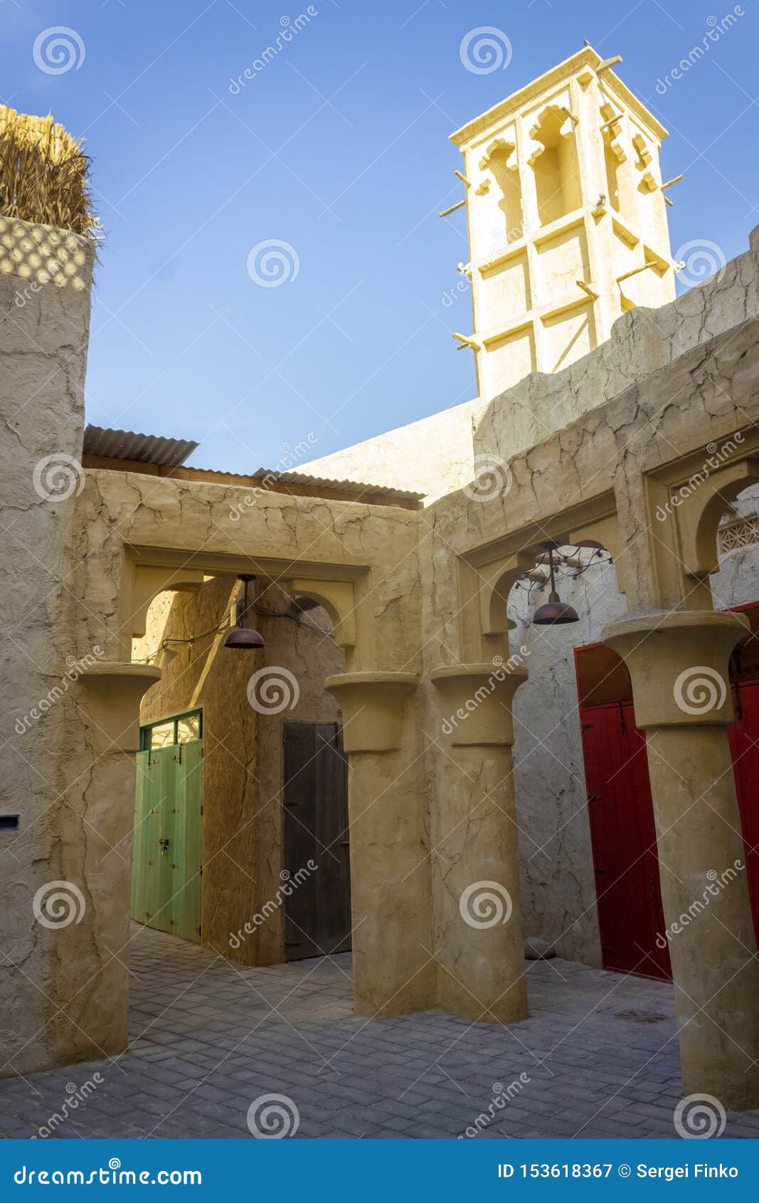 Architecture in the Arab Style Stock Image - Image of exterior, culture ...