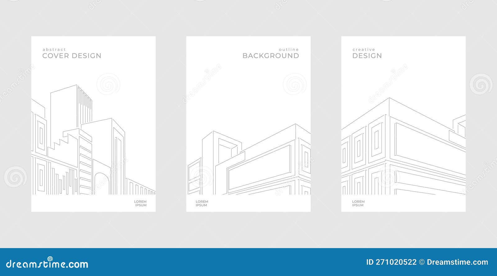 Architecture Buildings Pattern. City Covers. Engineering Company ...