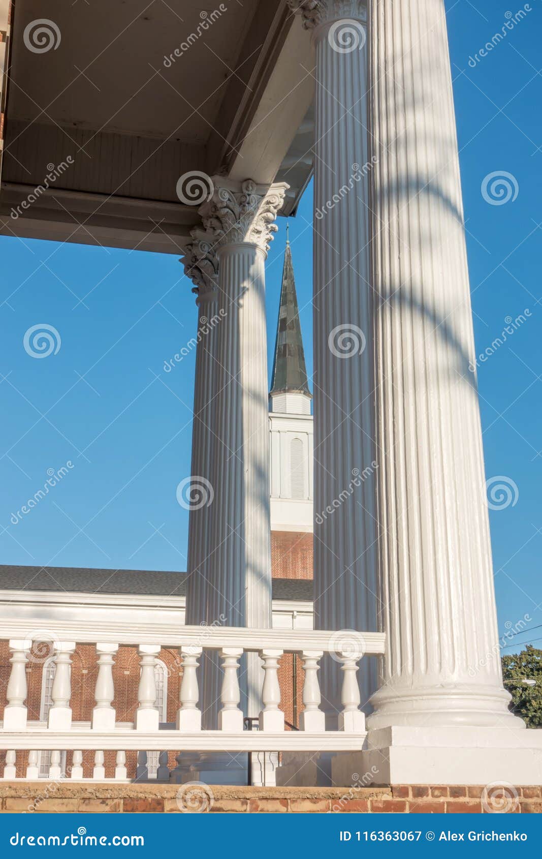 Architecture and Buildings in Union South Carolina Stock Image - Image ...