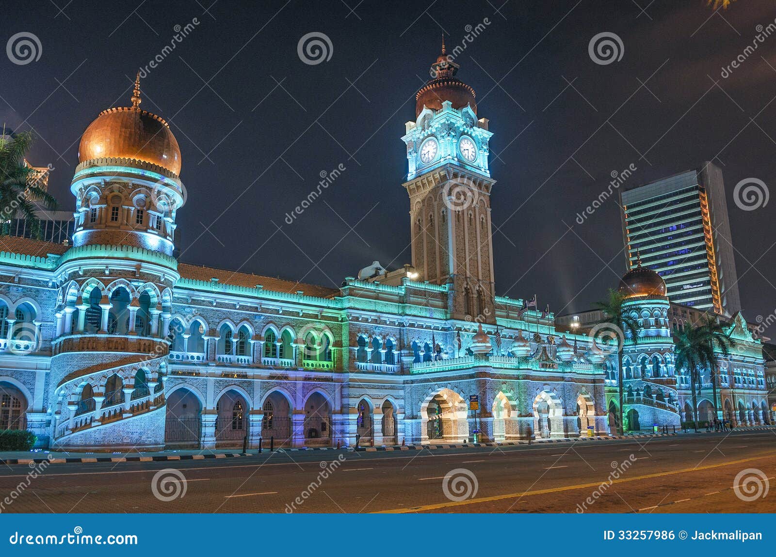 Architecture in Central Kuala Lumpur Malaysia Stock Photo - Image of ...