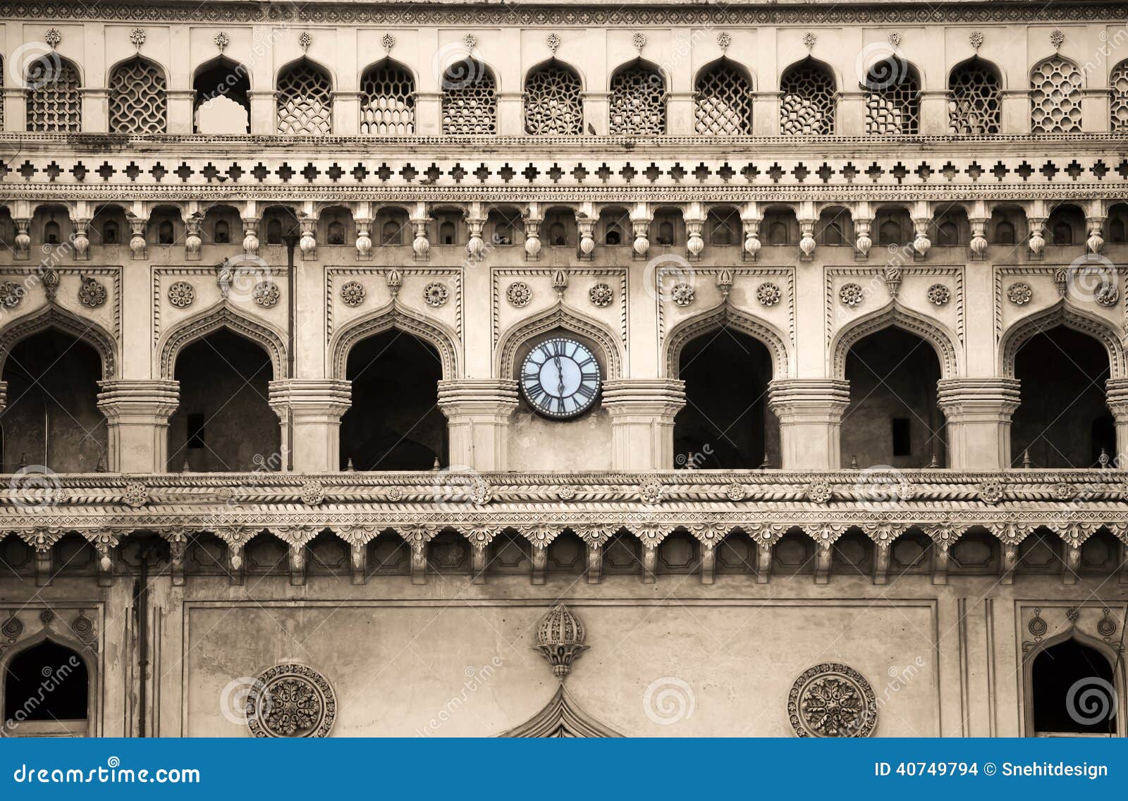 Architecture of Charminar stock photo. Image of historic - 40749794