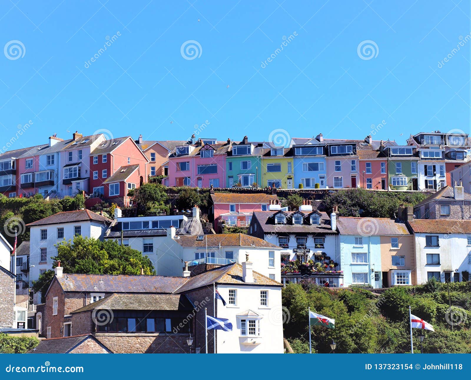 Architecture Chez Brixham En Devon, R-U Image stock éditorial - Image ...