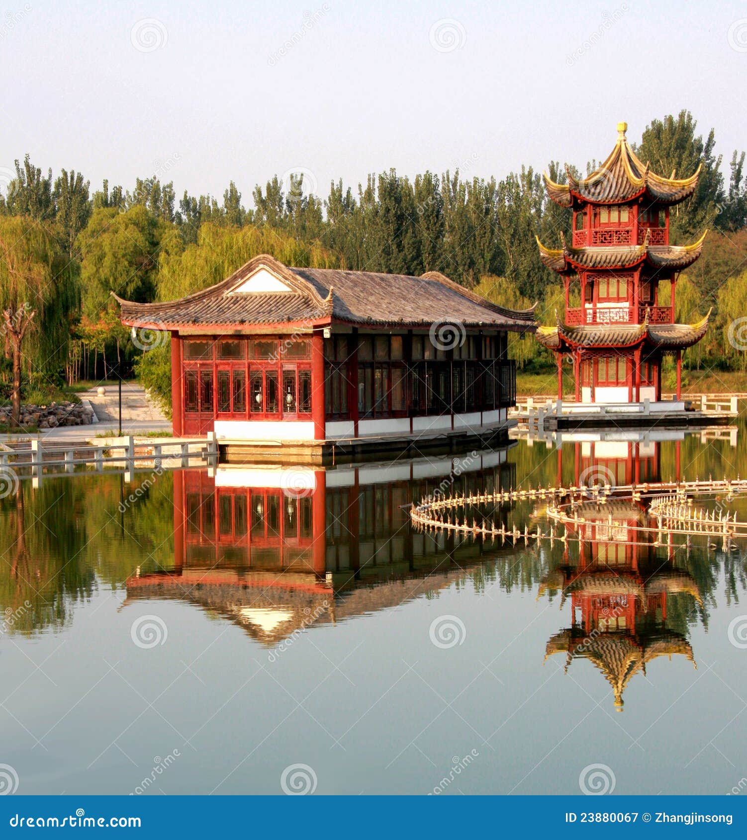 Architecture of Chinese Classical Garden Stock Image - Image of ...