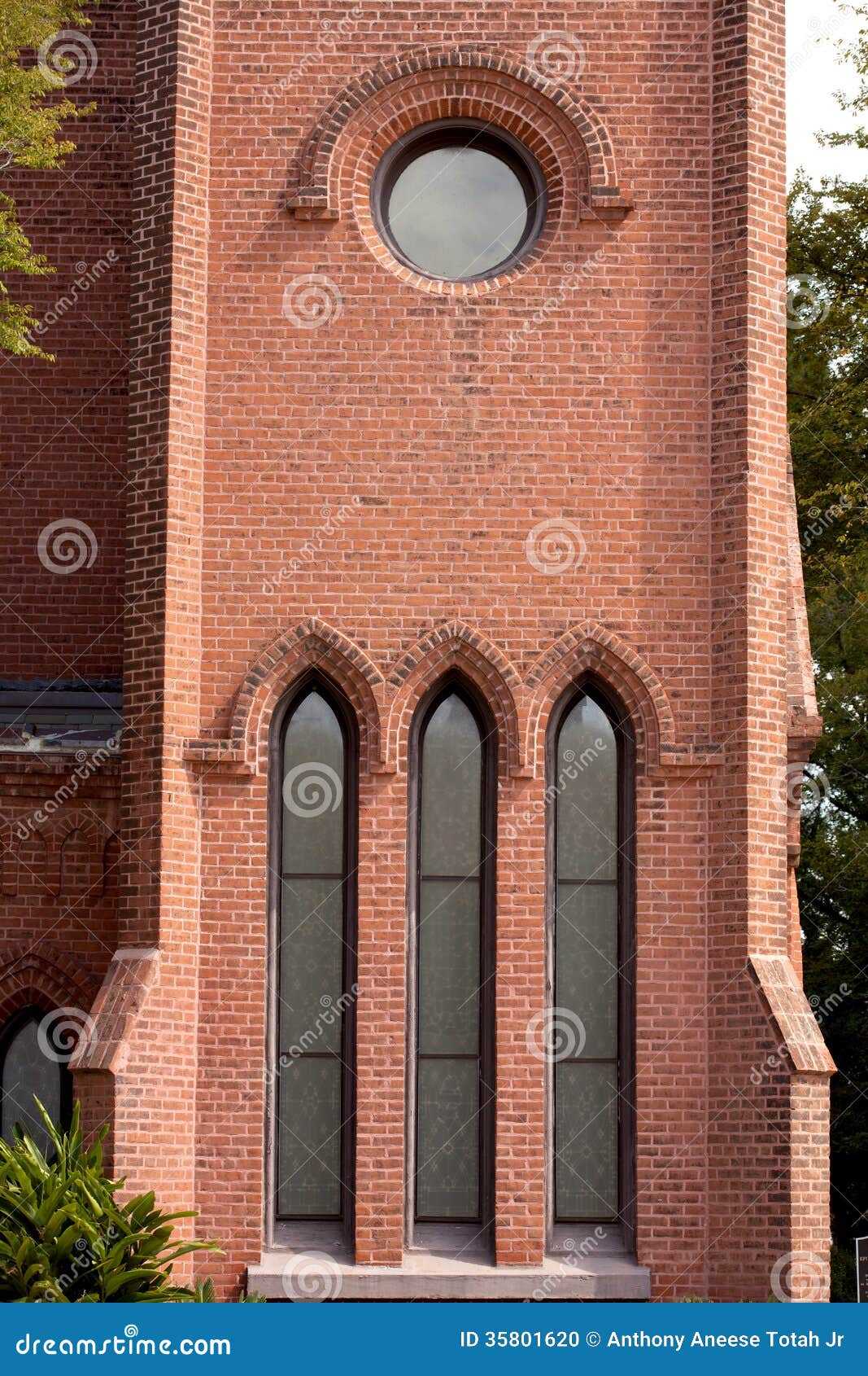 Architecture: Church Windows Stock Photo - Image of chirch, brick: 35801620