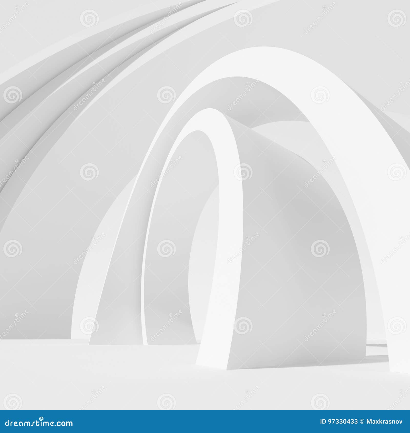 Architecture Circular Background. Abstract Building Design Stock ...