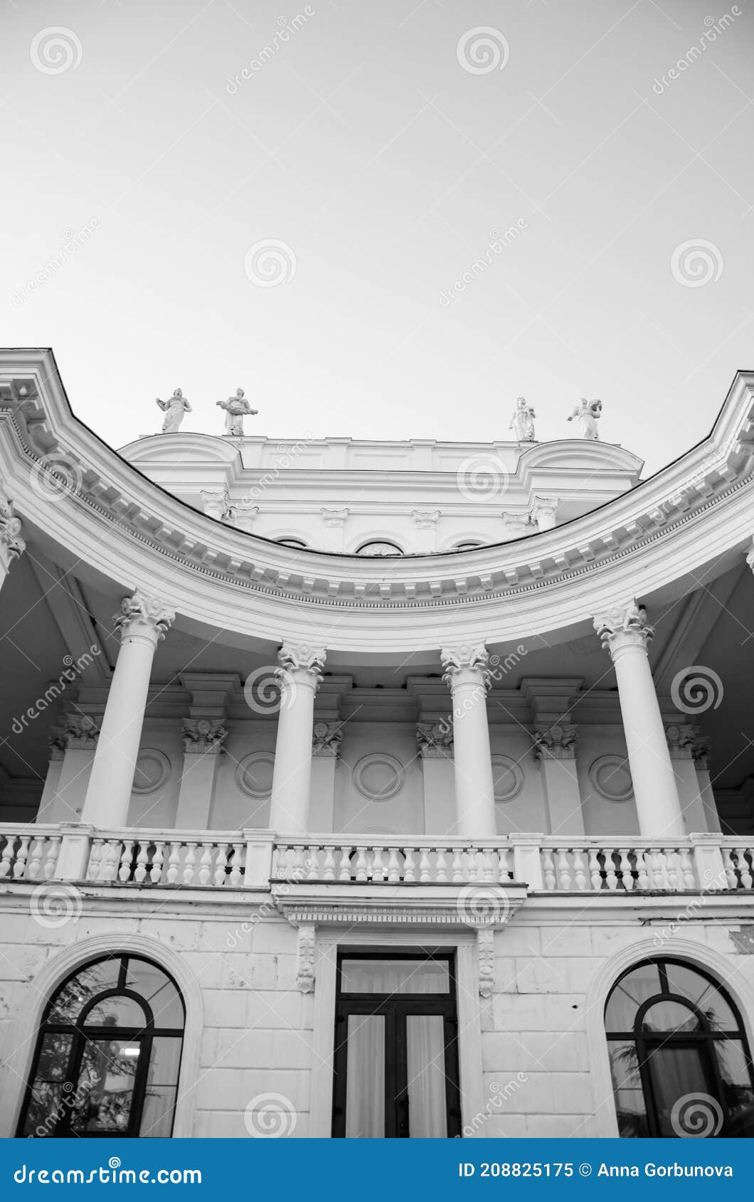 Architecture Background Classical Building with Columns Stock Image ...