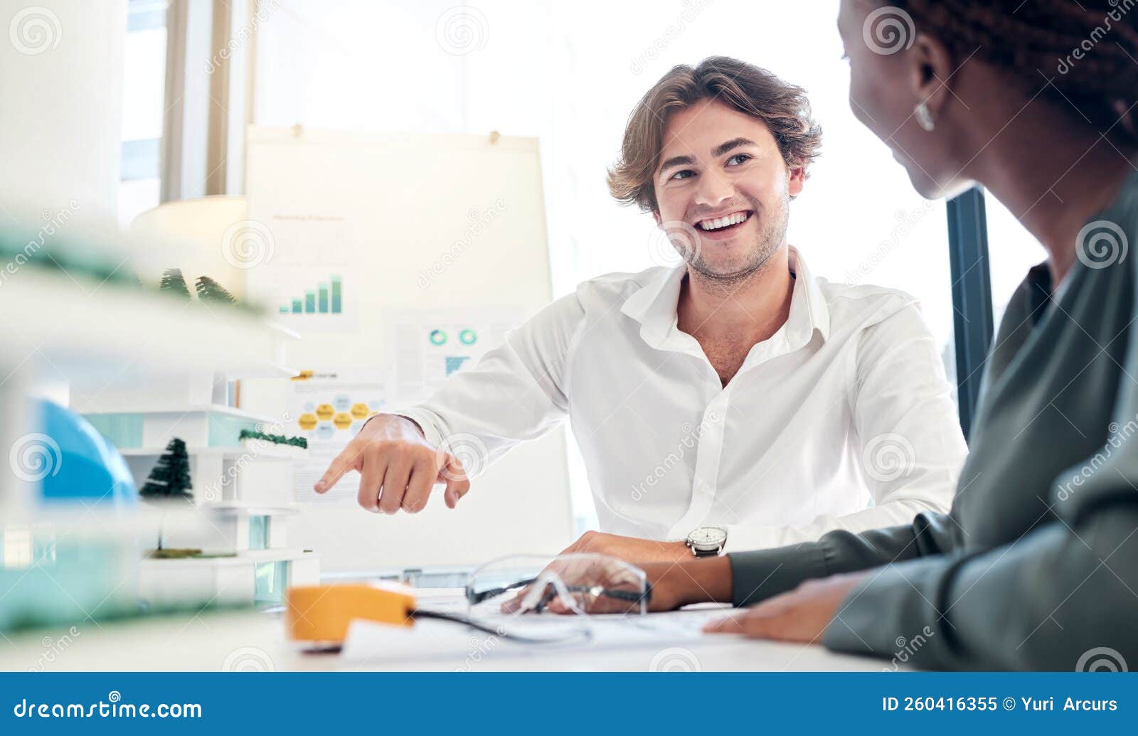 Architecture, Collaboration and Team of Architect and Engineer Talking ...