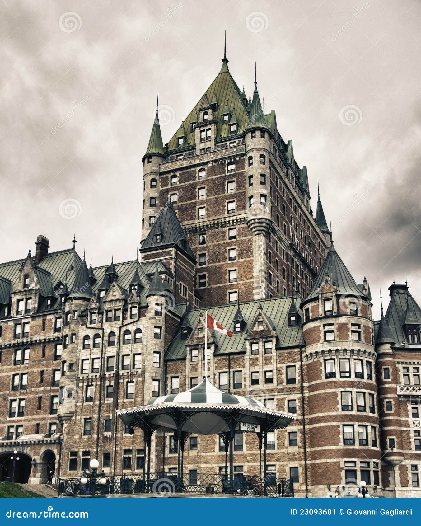 Architecture and Colors of Quebec City Stock Image - Image of ...