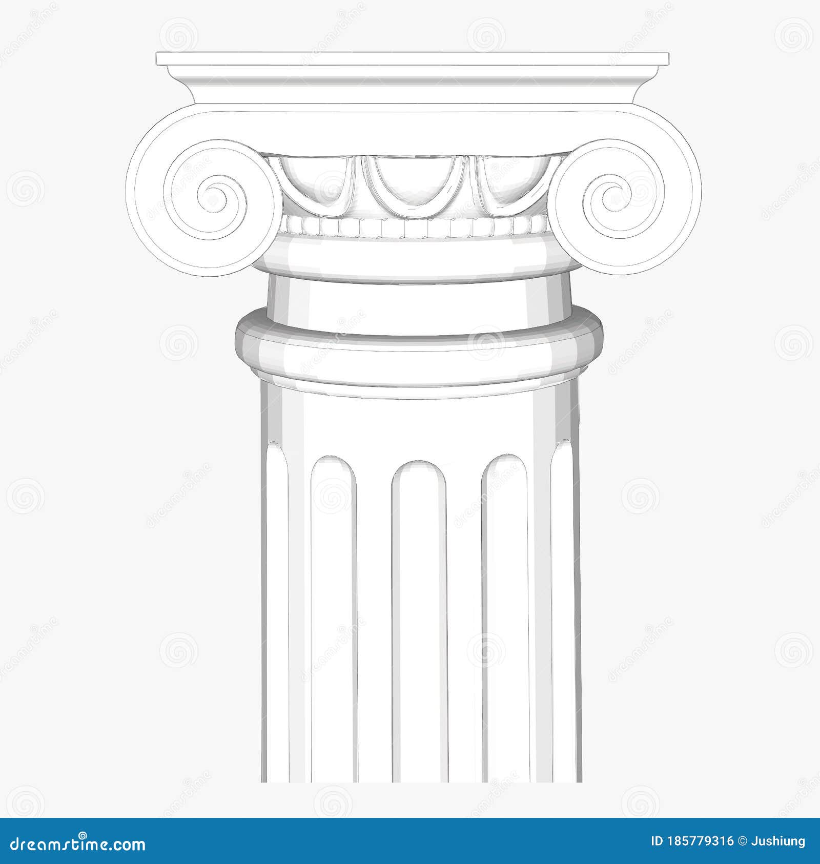 Architecture Columns Details Vector Image,architectural Decoration ...