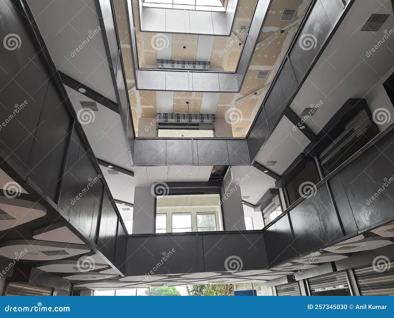 Architecture, Commercial Complex, False Ceiling, Courtyard, Interior ...