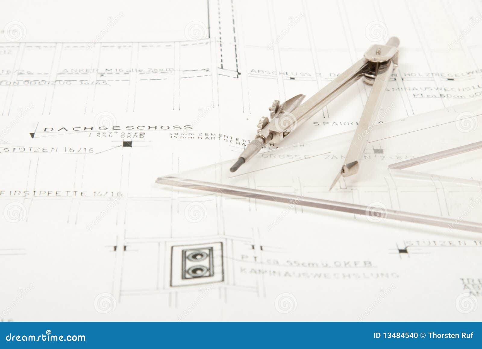 Architecture Construction Plan Stock Photo - Image of builder, floor ...