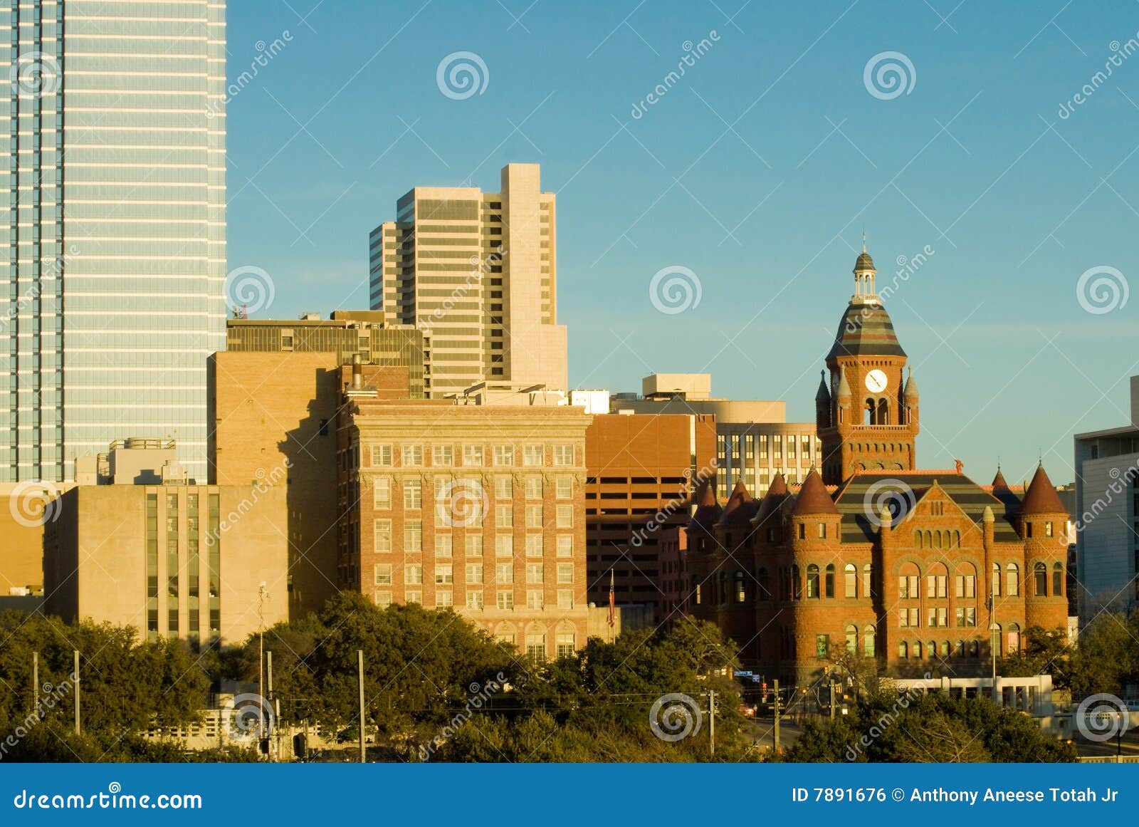 Architecture Contrast (Dallas TX) Stock Photo - Image of modern ...