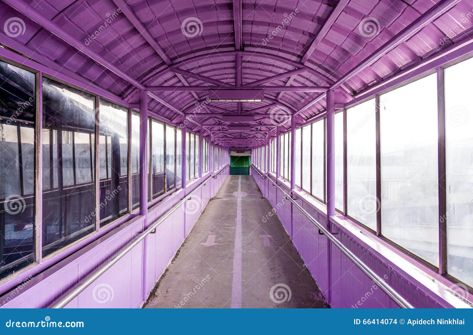 Architecture of Covered Walkway Stock Photo - Image of lane ...