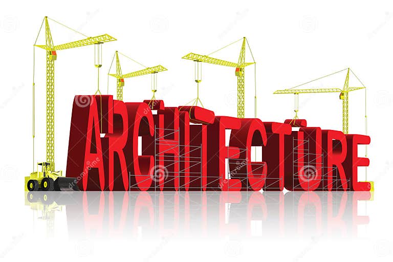 Architecture Creative Building Blueprint Architect Stock Illustration ...