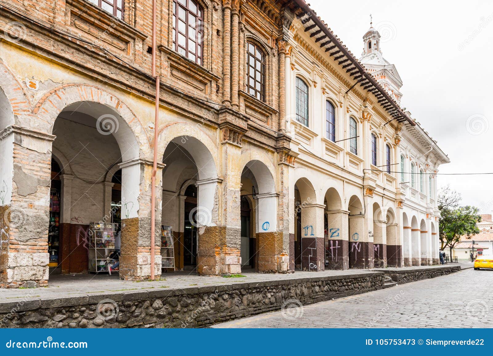 Architecture of Cuenca, Ecuador Editorial Stock Photo - Image of ...