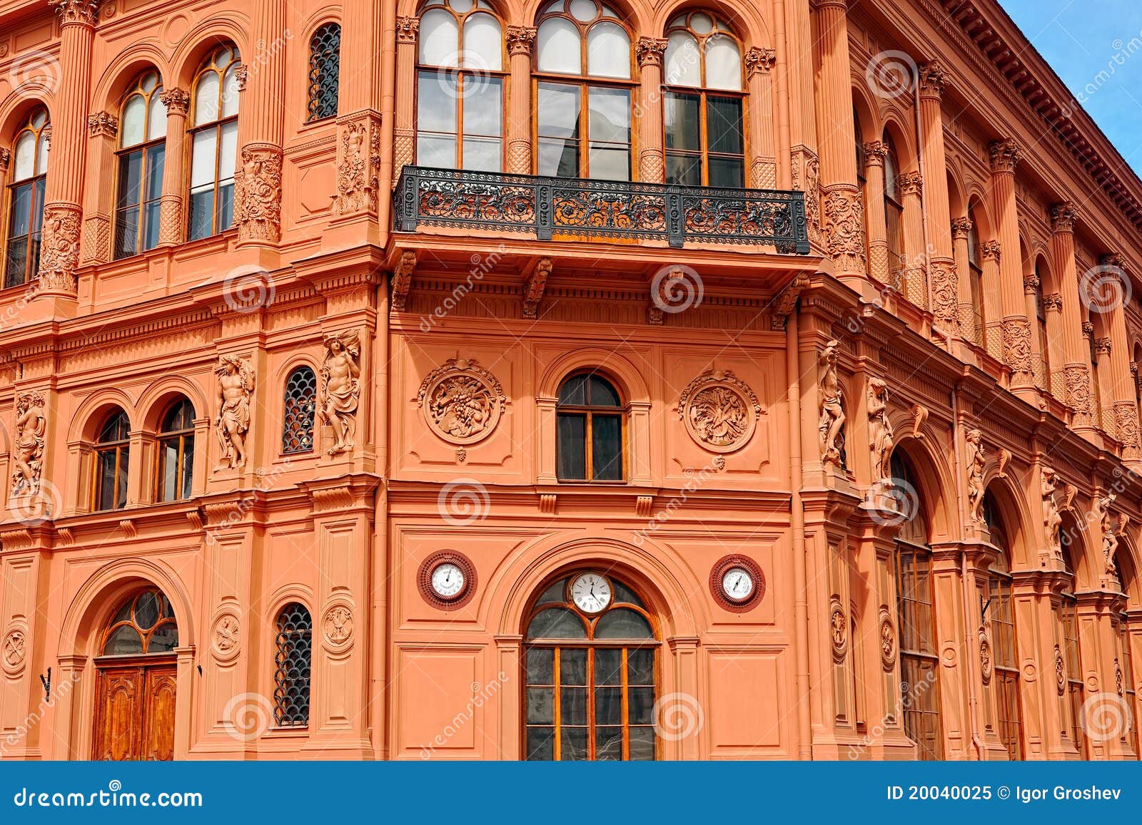 Architecture de Jugendstil image stock. Image du magnifique - 20040025