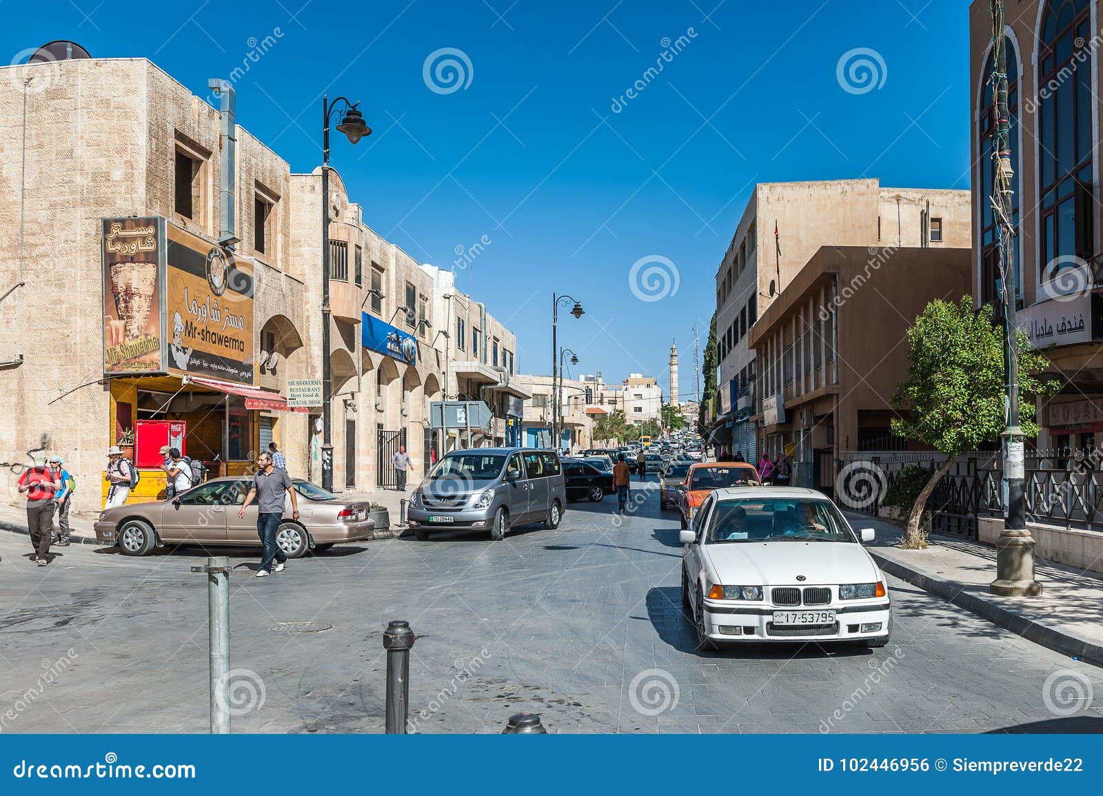 Architecture De Madaba, Jordanie Photo éditorial - Image du arabe ...