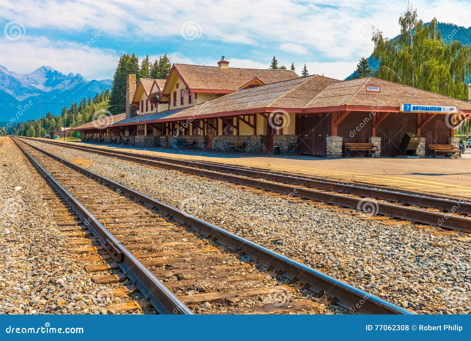 Architecture De Station De Train De Banff Photo stock éditorial - Image ...