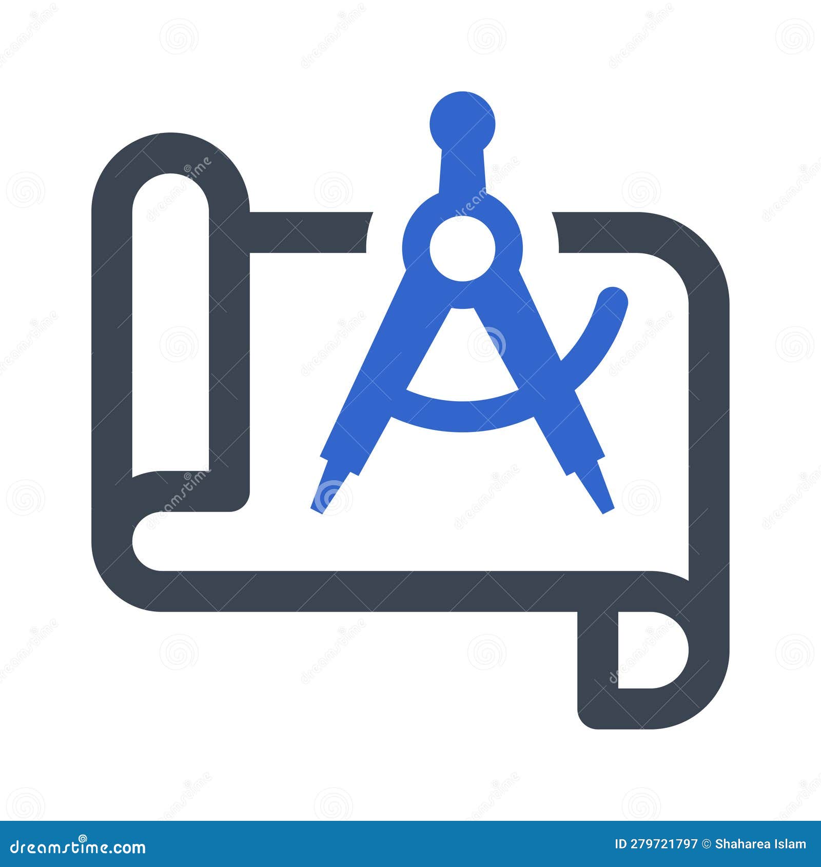 Architecture design icon stock vector. Illustration of vector - 279721797