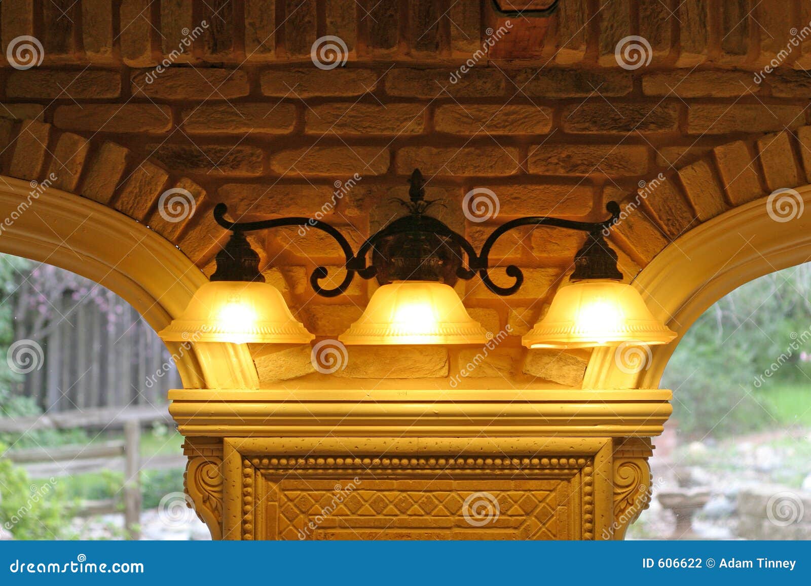 Architecture Design Lamps stock photo. Image of brick, remodeling - 606622