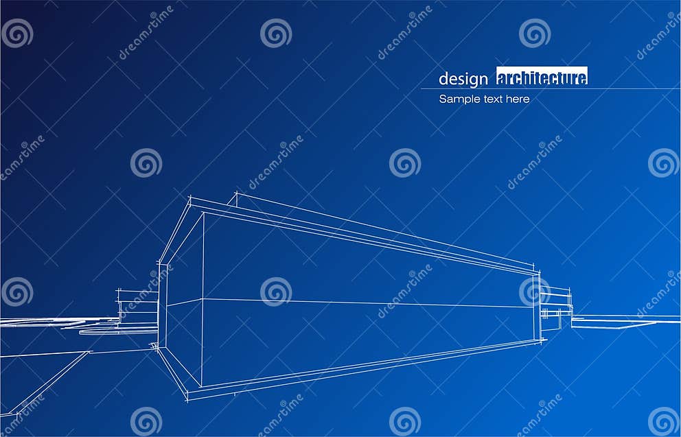 Architecture Design of Residence and Public Buildings. Side and Layout ...