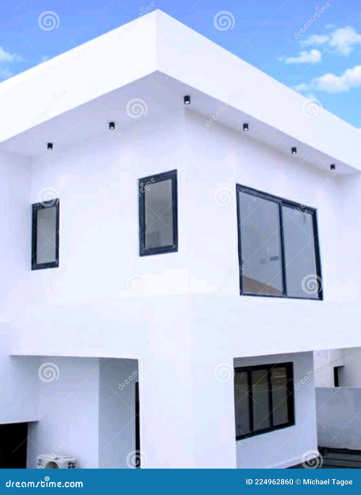 Architecture Design Storey Building. Stock Photo - Image of sunny ...