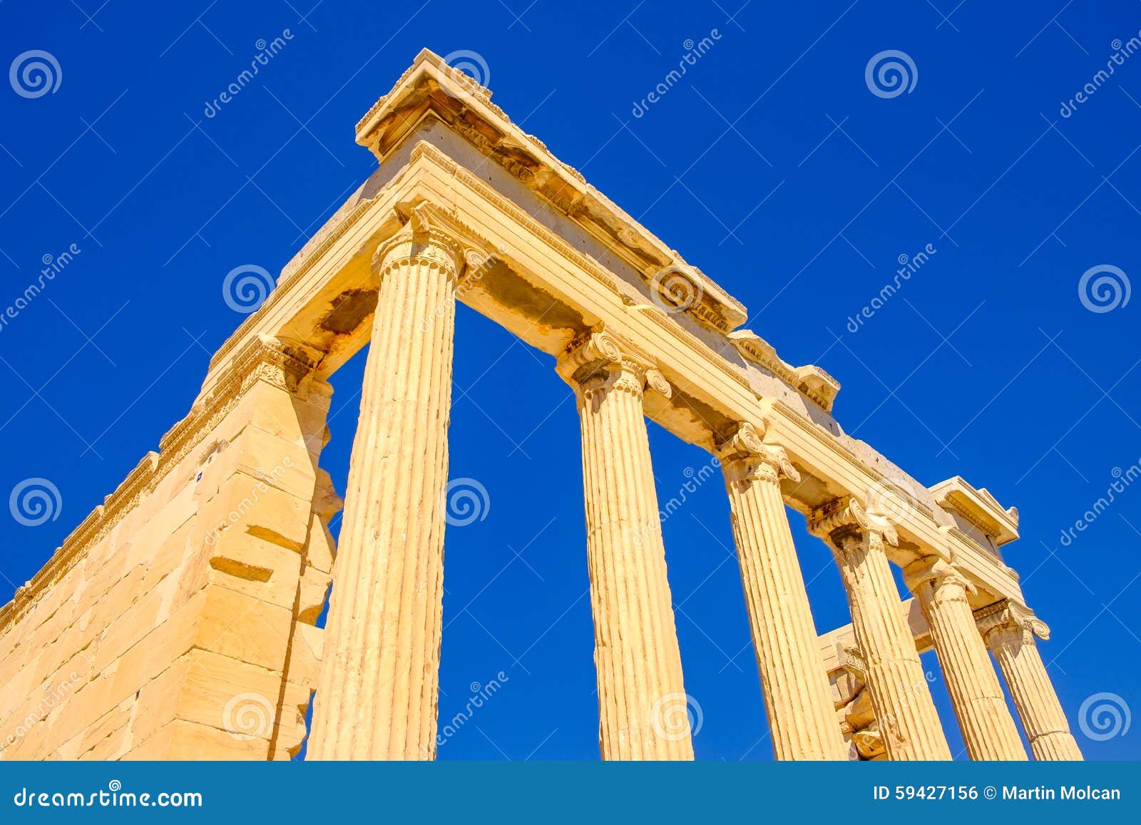 Architecture Detail of Ancient Sandstone Temple Pillars Stock Photo ...