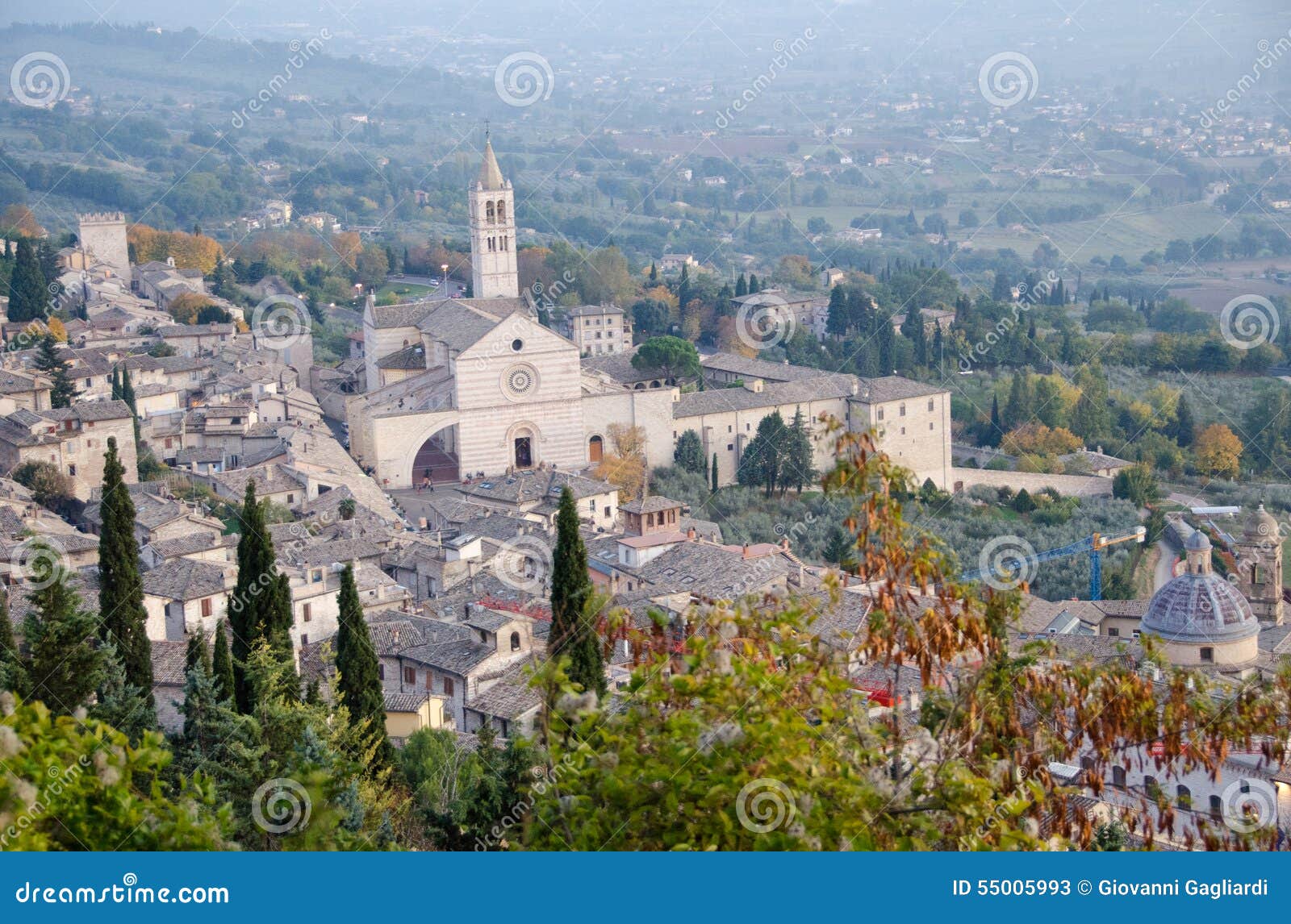 Architecture Detail of Assisi in Umbria Stock Image - Image of castle ...