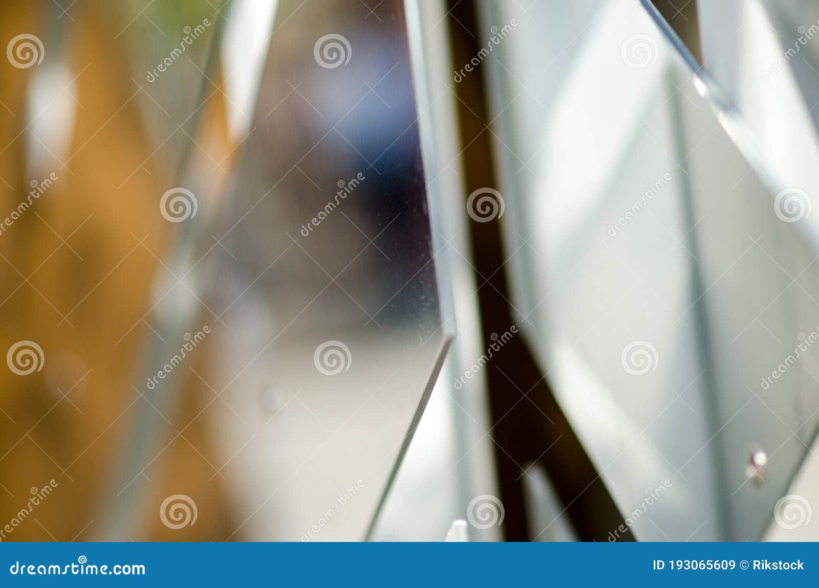 Architecture with Detail of Elements that Reflect Everything Like a ...