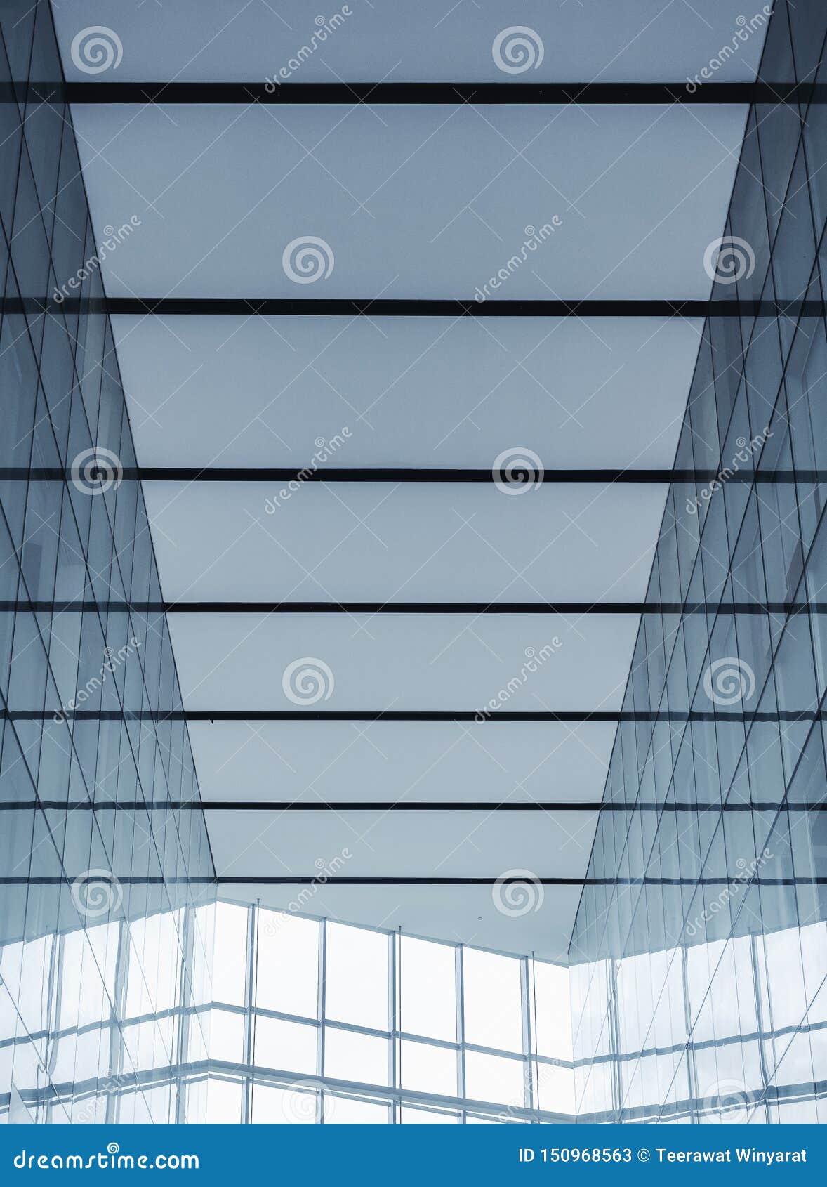 Architecture Detail Glass Facade Pattern Modern Building Exterior Stock ...