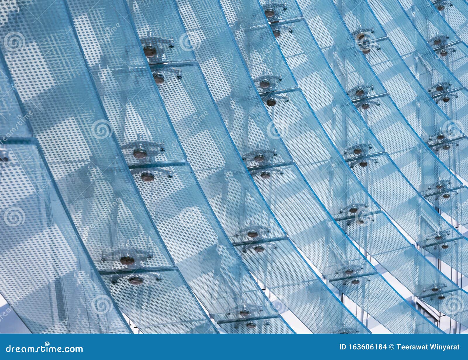 Architecture Detail Modern Building Glass Facade Pattern Exterior Stock ...