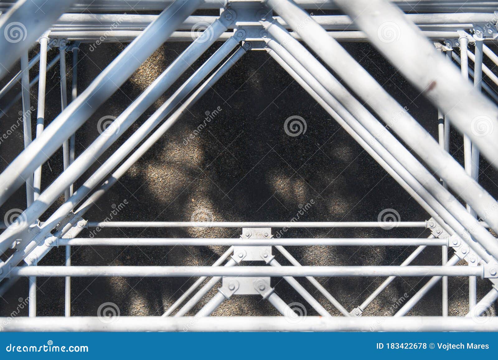 Architecture Detail Modern Metal Structure Pattern Construction. Czech ...