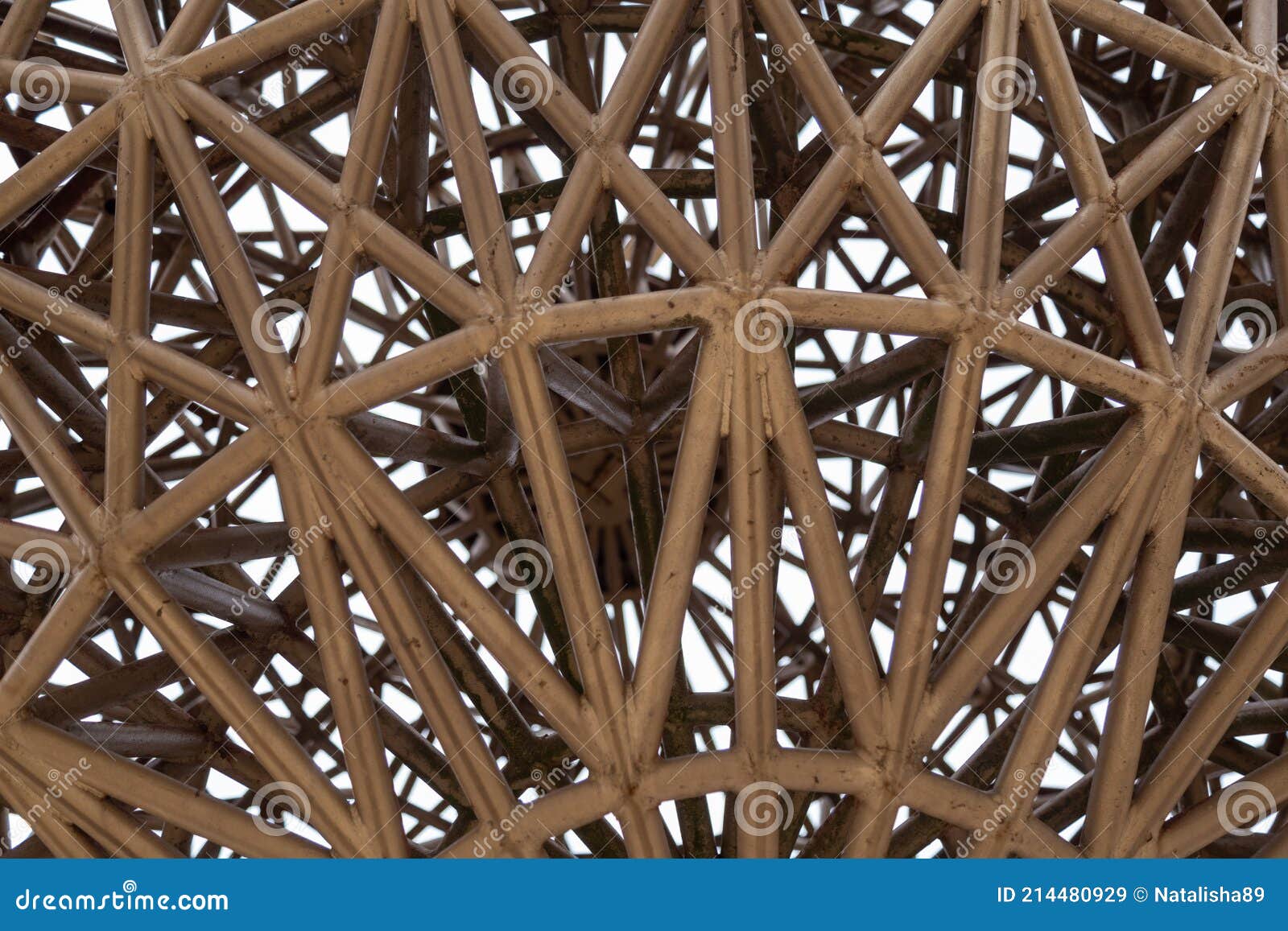 Architecture Detail Modern Metal Structure Pattern Construction. Stock ...