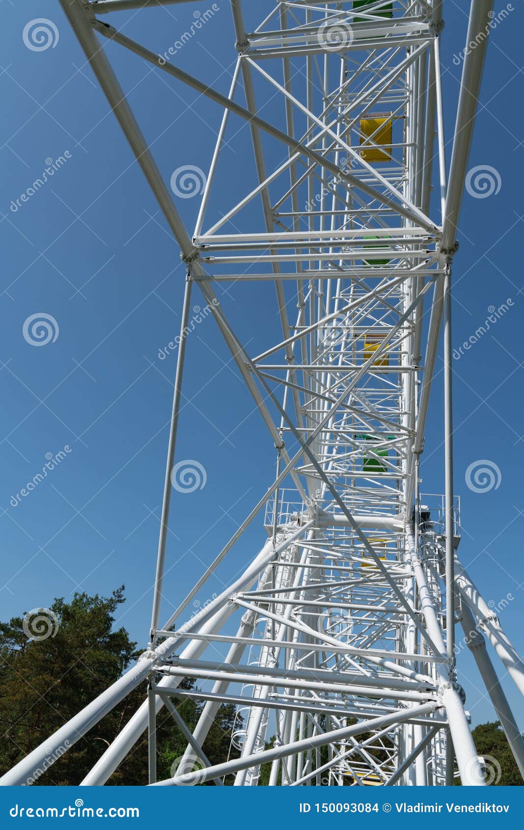 Architecture Detail Modern Metal Structure Pattern Construction Stock ...