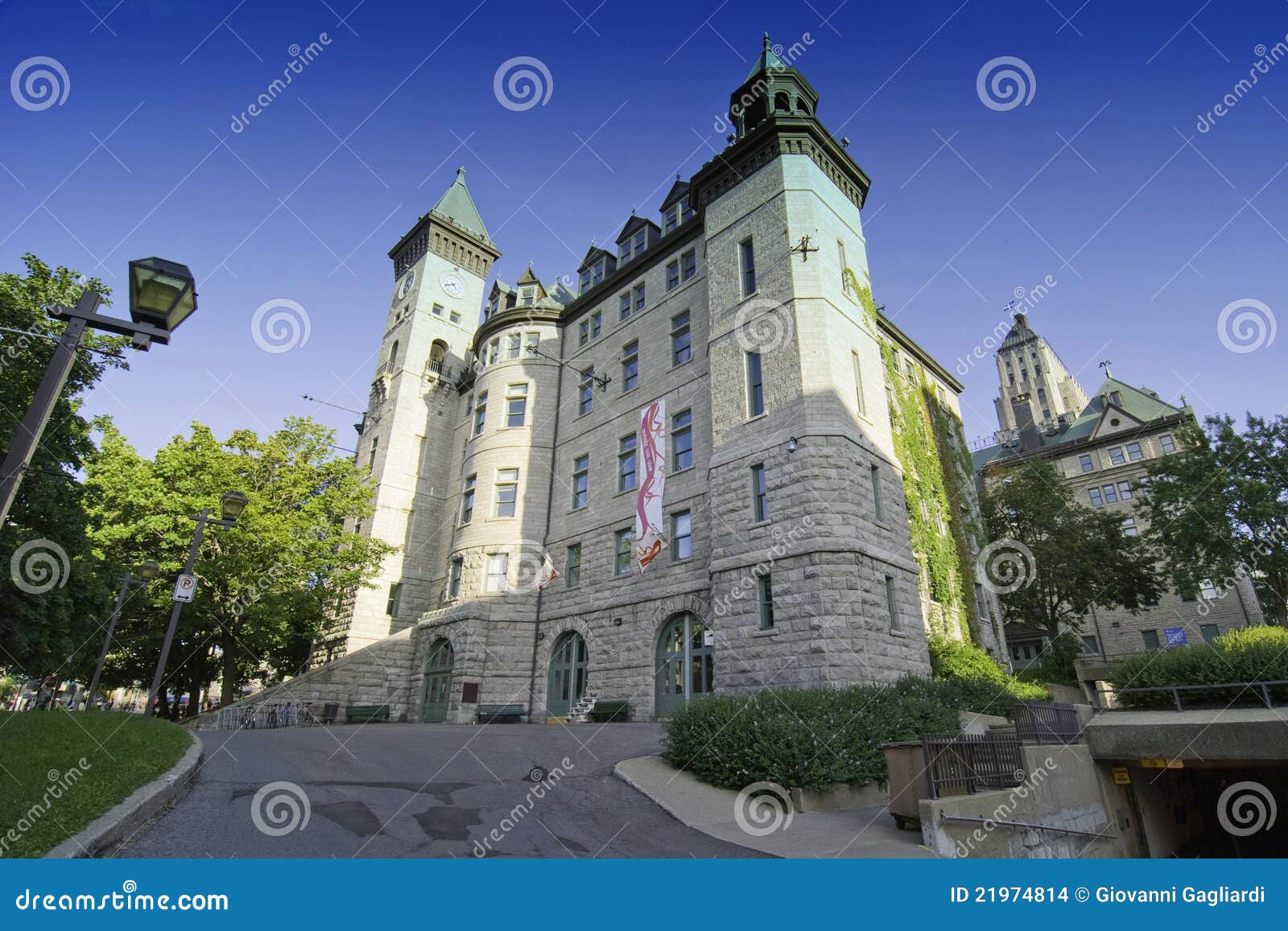 Architecture Detail in Quebec City Stock Photo - Image of people ...