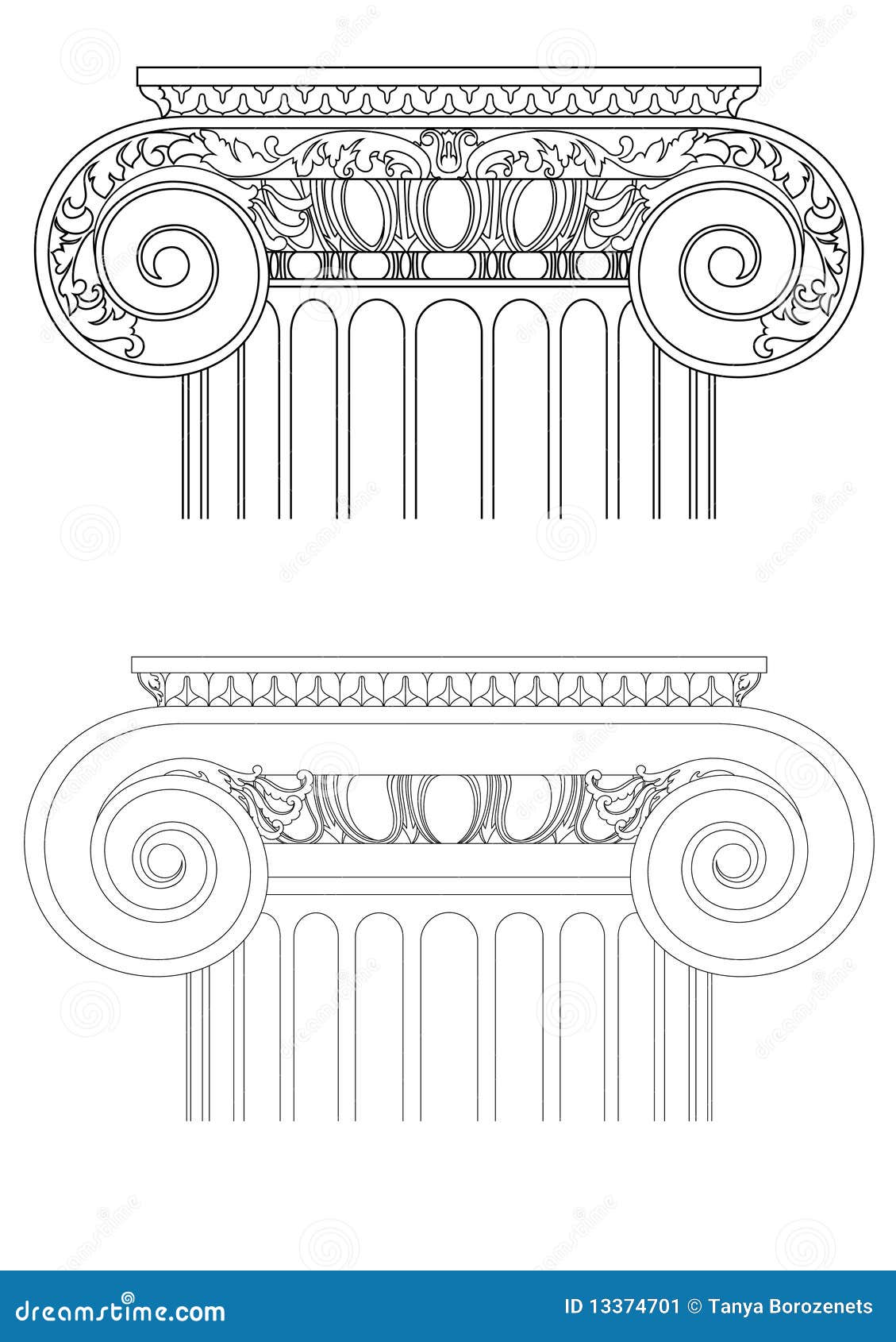 Classic Column & Arch Frame Royalty-Free Stock Photography ...