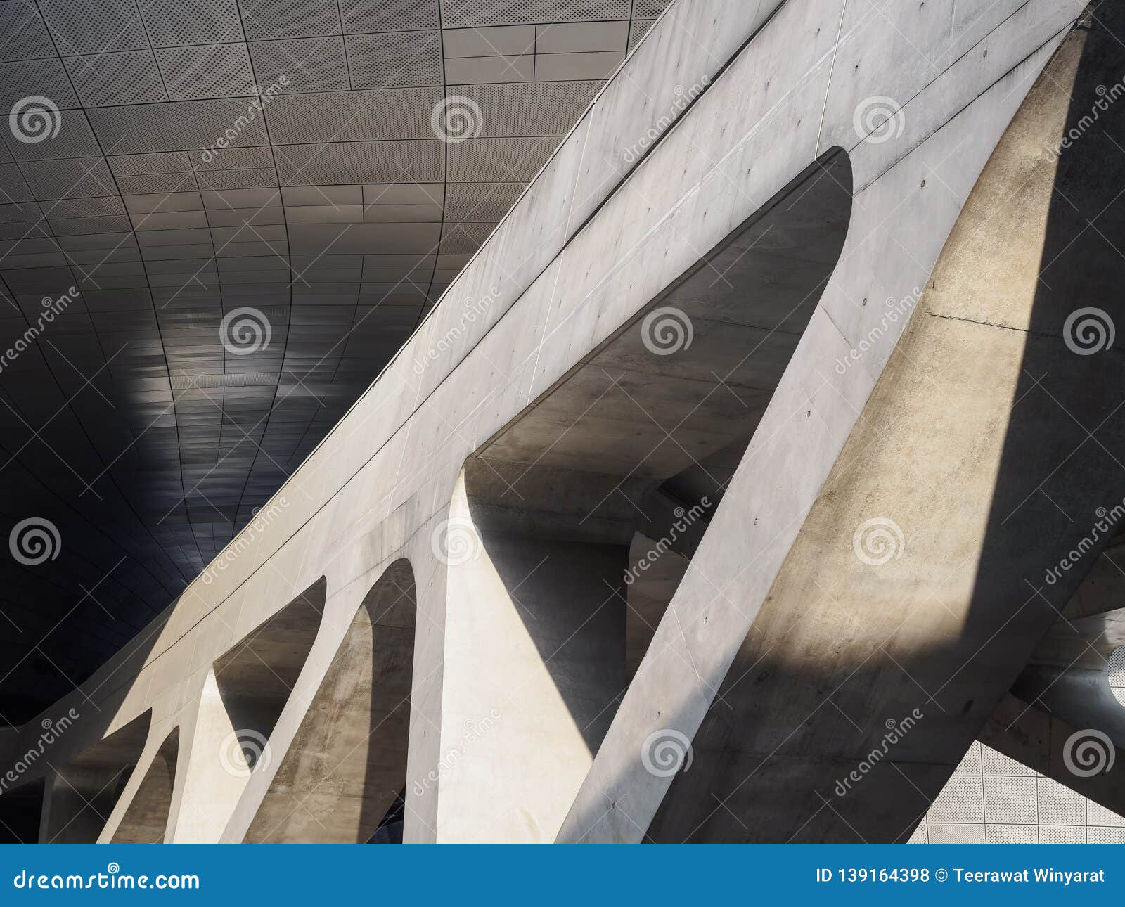 Architecture Details Cement Columns Modern Building Design Construction ...