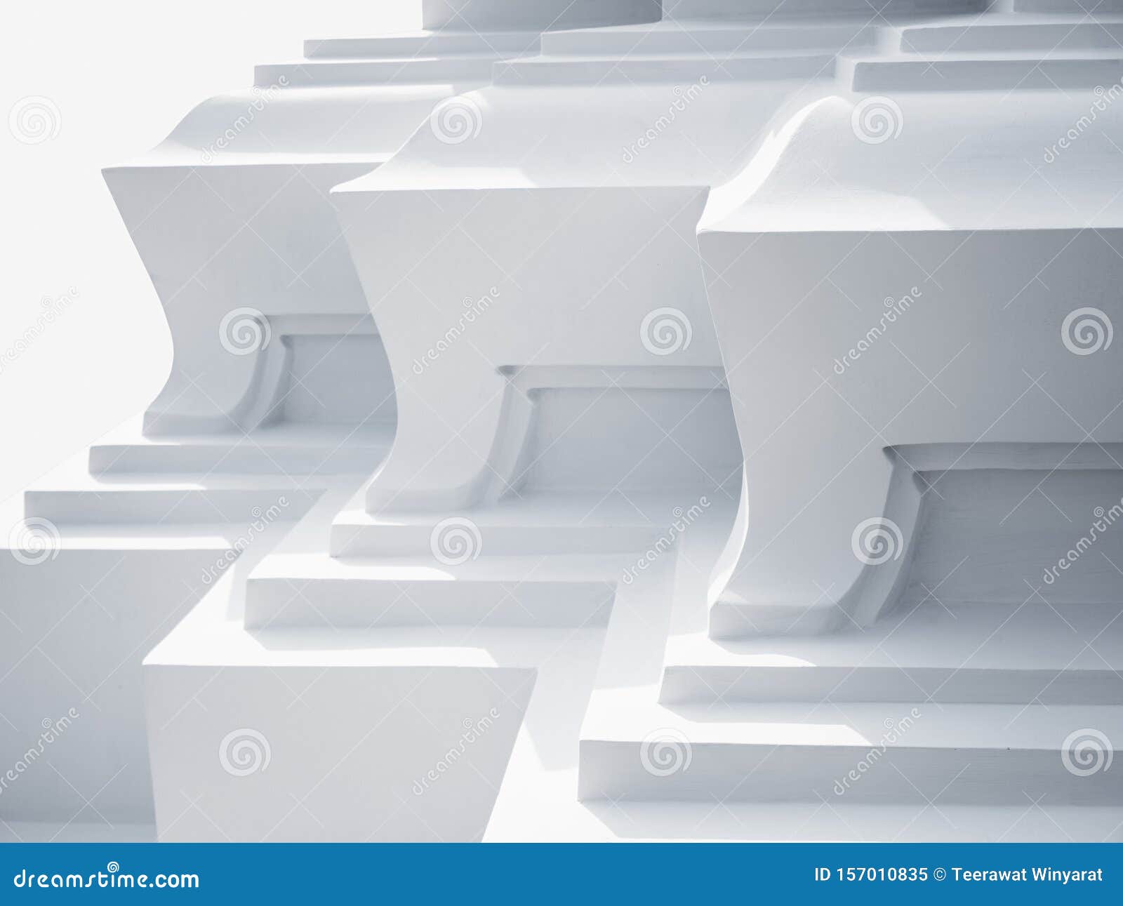 Architecture Details Column Corner Element Design White Texture Stock ...