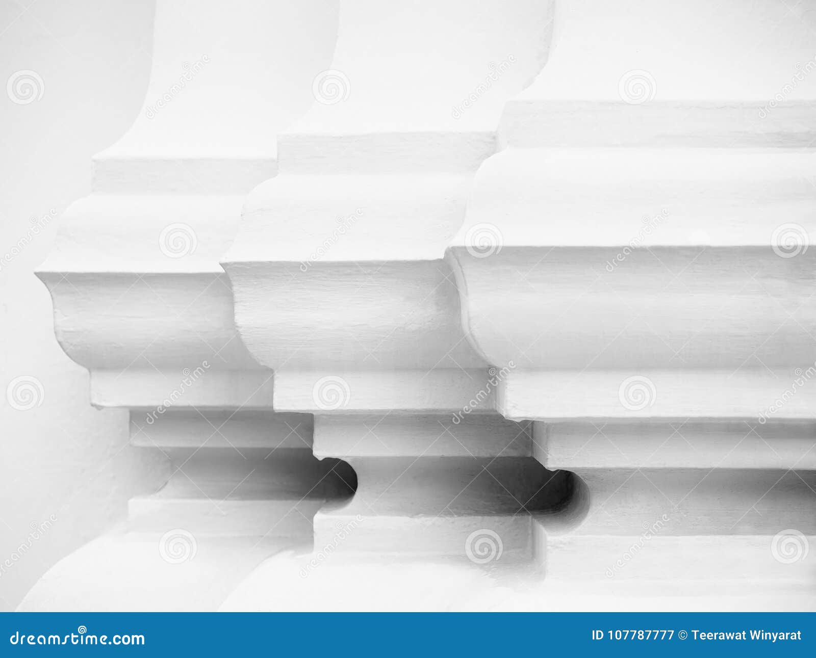 Architecture Details Columns Element Design White Texture Stock Image ...