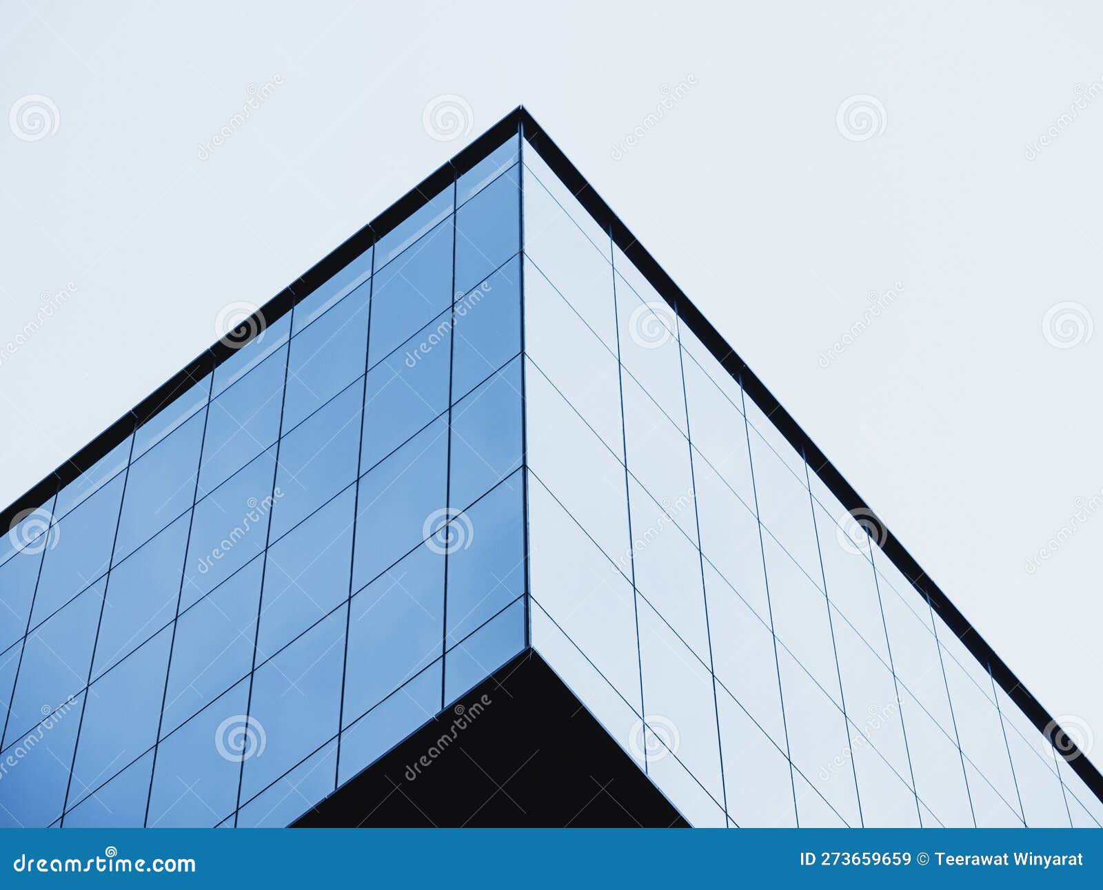 Architecture Details Glass Facade Modern Building Corner Stock Image ...