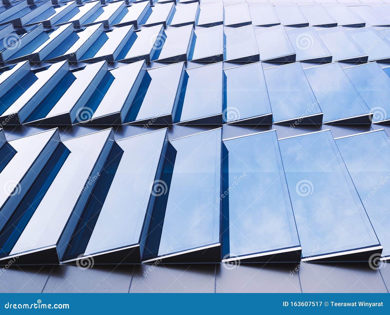 Architecture Details Glass Facade Pattern Geometric Modern Building ...