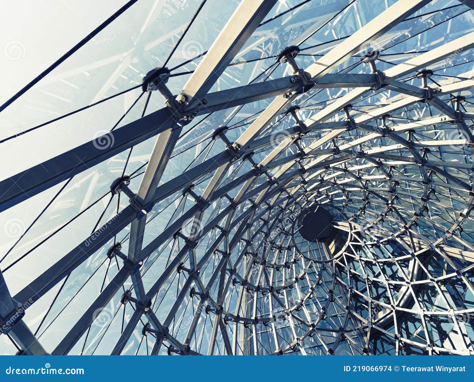 Glass Steel Structure Modern Building Architecture Details Stock Photo ...