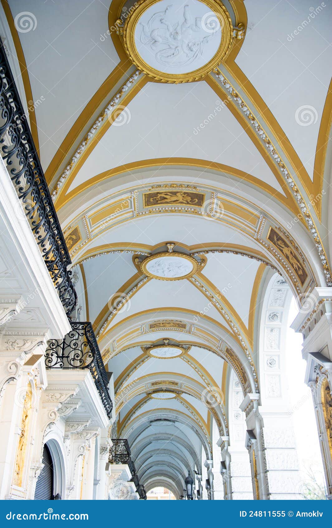 Architecture Details of Passage in Vienna Stock Image - Image of ...