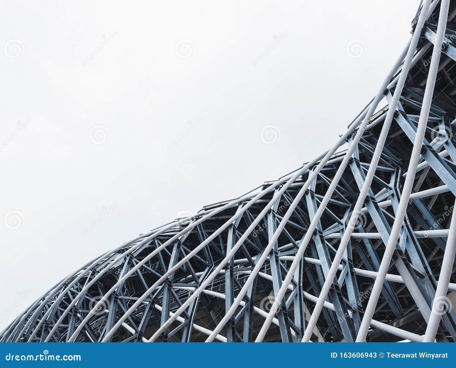 Details Of Steel Truss, Reticular Structure Of A Repeater Antenna Or ...